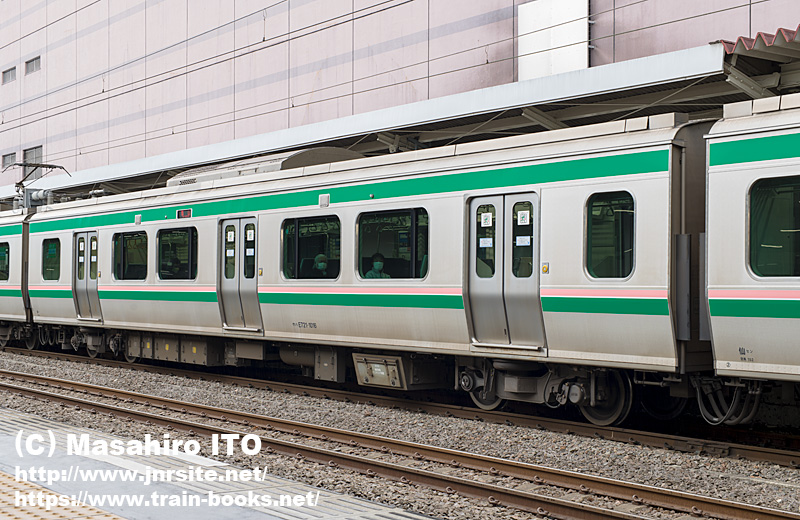東北本線などで活躍しているE721系1000番代のモニタリング装置搭載車（サハE721-1016） | トレインブックス：店長のツブヤキ